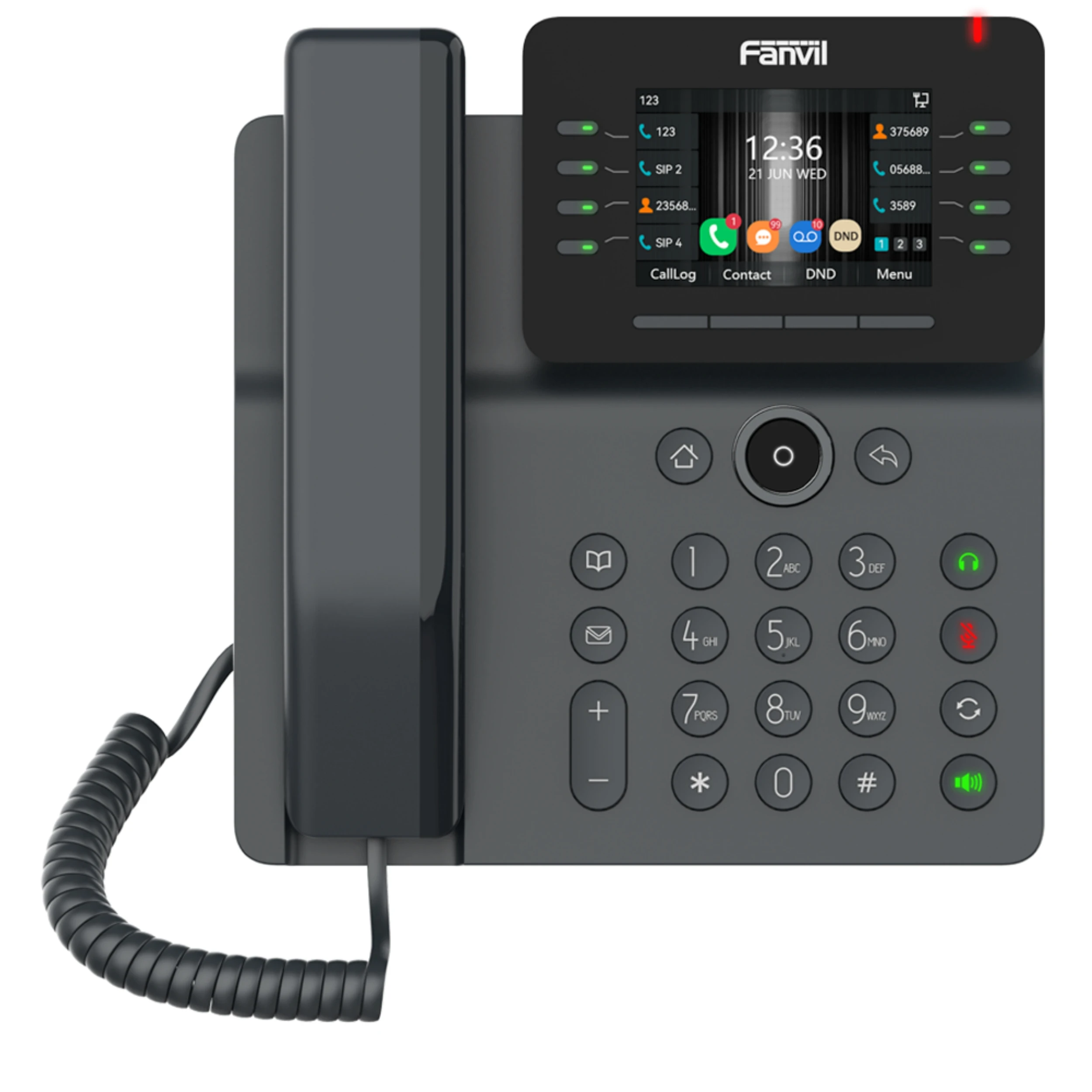 Fanvil V64 Prime 12 SIP Lines HD Voice Poe Dual Gigabit Business Phone