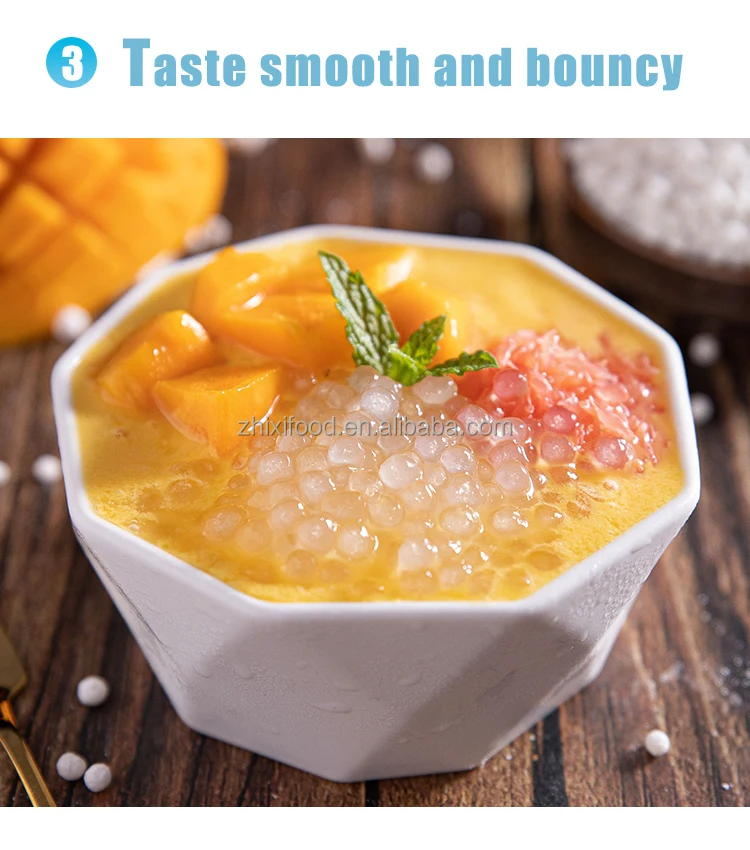 Thailand White Sago Seed Tapioca Pearl Palm Atarch Supplier Mango ...