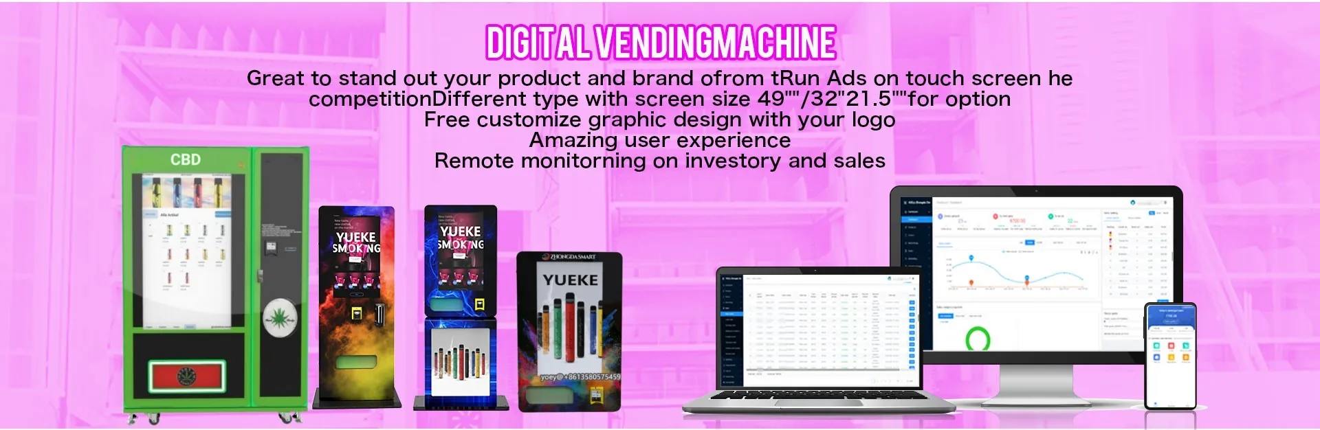 Hot Selling Mini Wall Mount Vending Machine With Id Age Verification ...