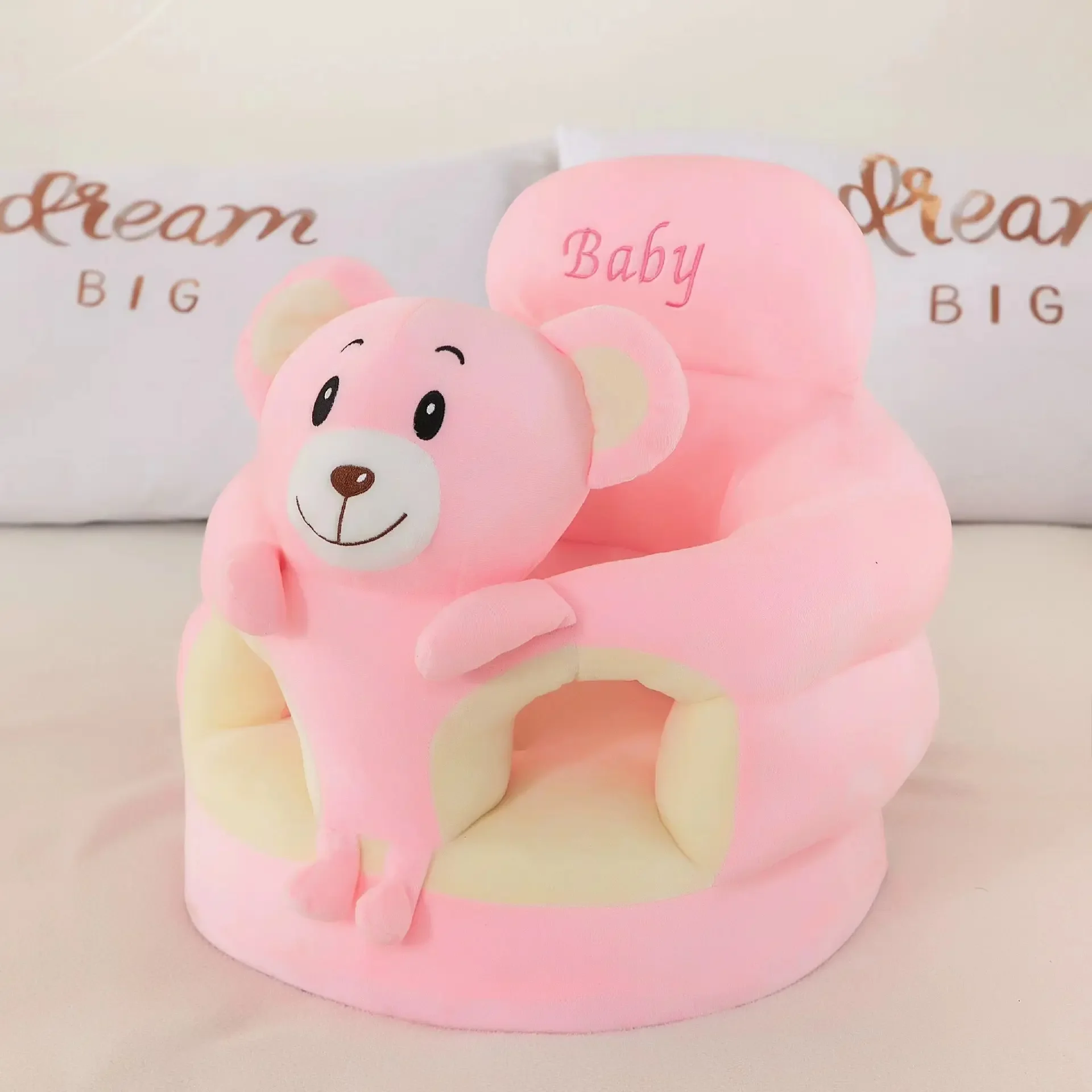 Cartoon Design Stuffed Animal Baby Support Seat Plush Soft Baby Sofa ...