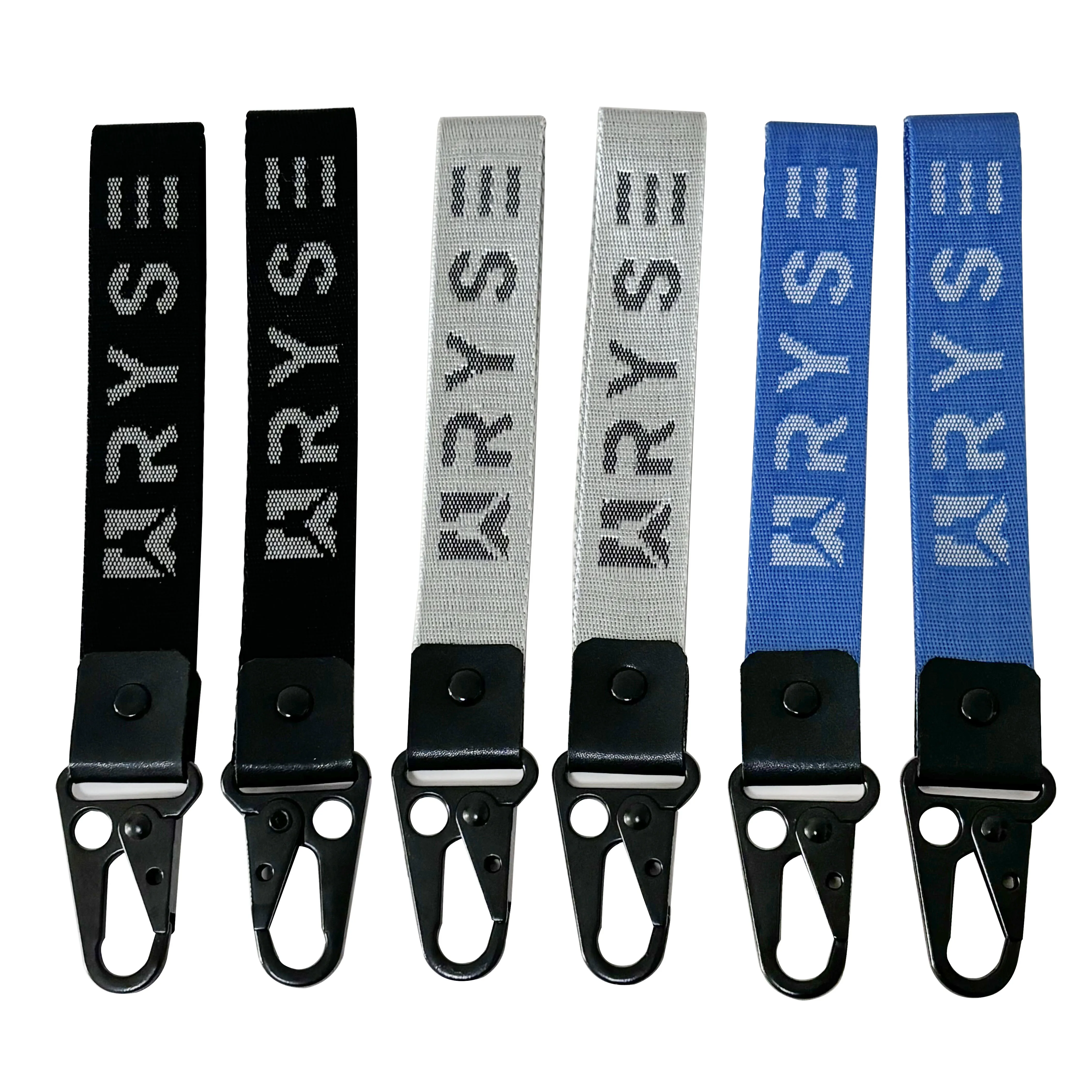 Customizable Nylon Keychain Wristlet - Durable & Versatile