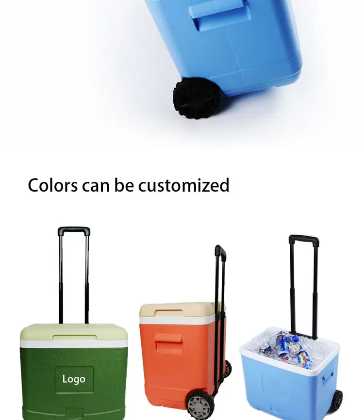 Cooler box Trolley fishing Cooler Box Food fish Fresh Keeping Container ...