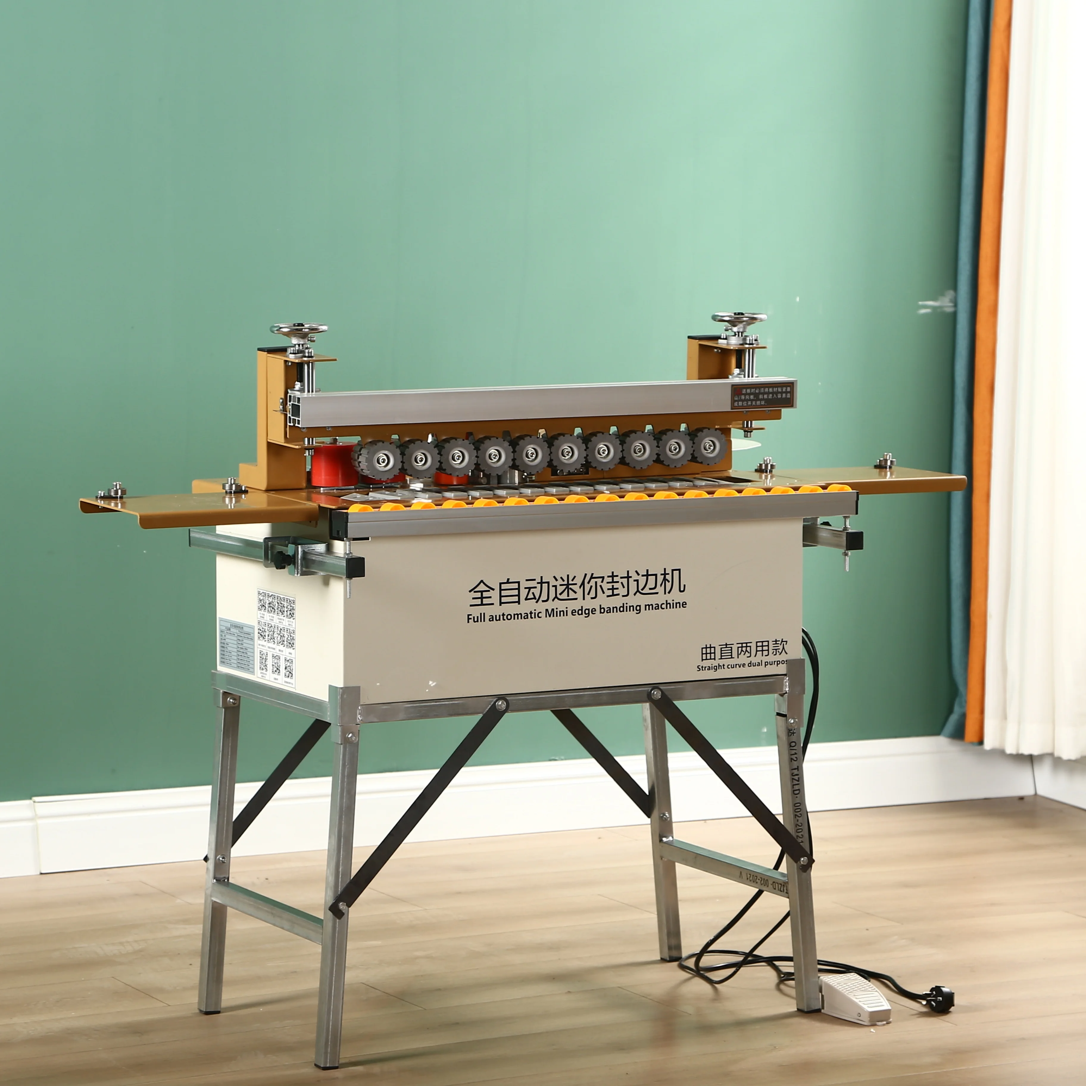 Woodworking Automatic Curve And Straight Edge Banding Machine Trimming ...