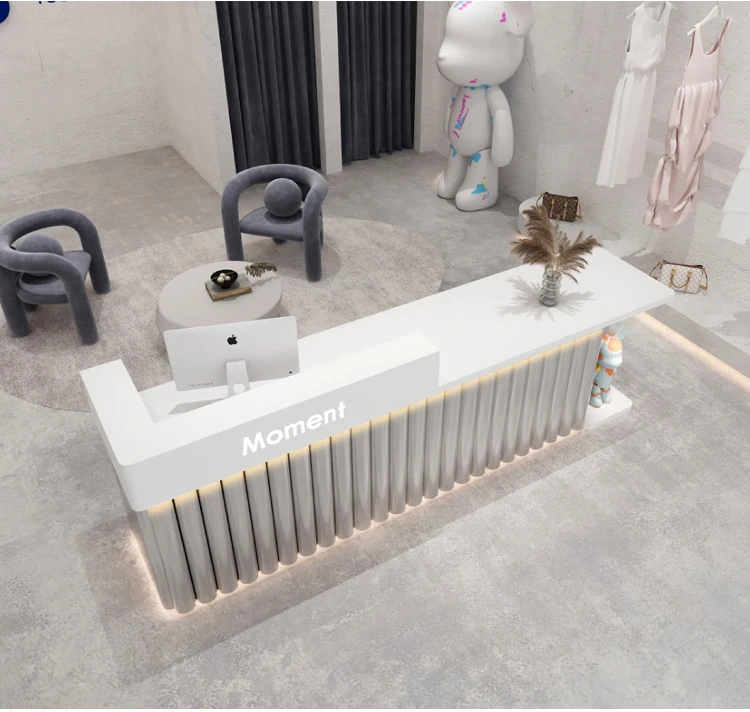Modern Beauty Salon Club Front Desk Luxury Women's Clothing Store Bar ...