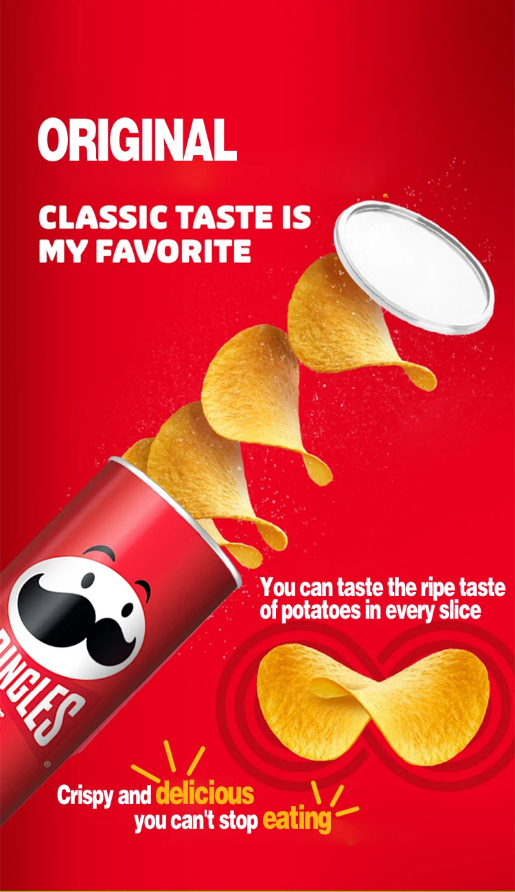 Pringles Potato Chips - Exotic Snack Wholesale Available