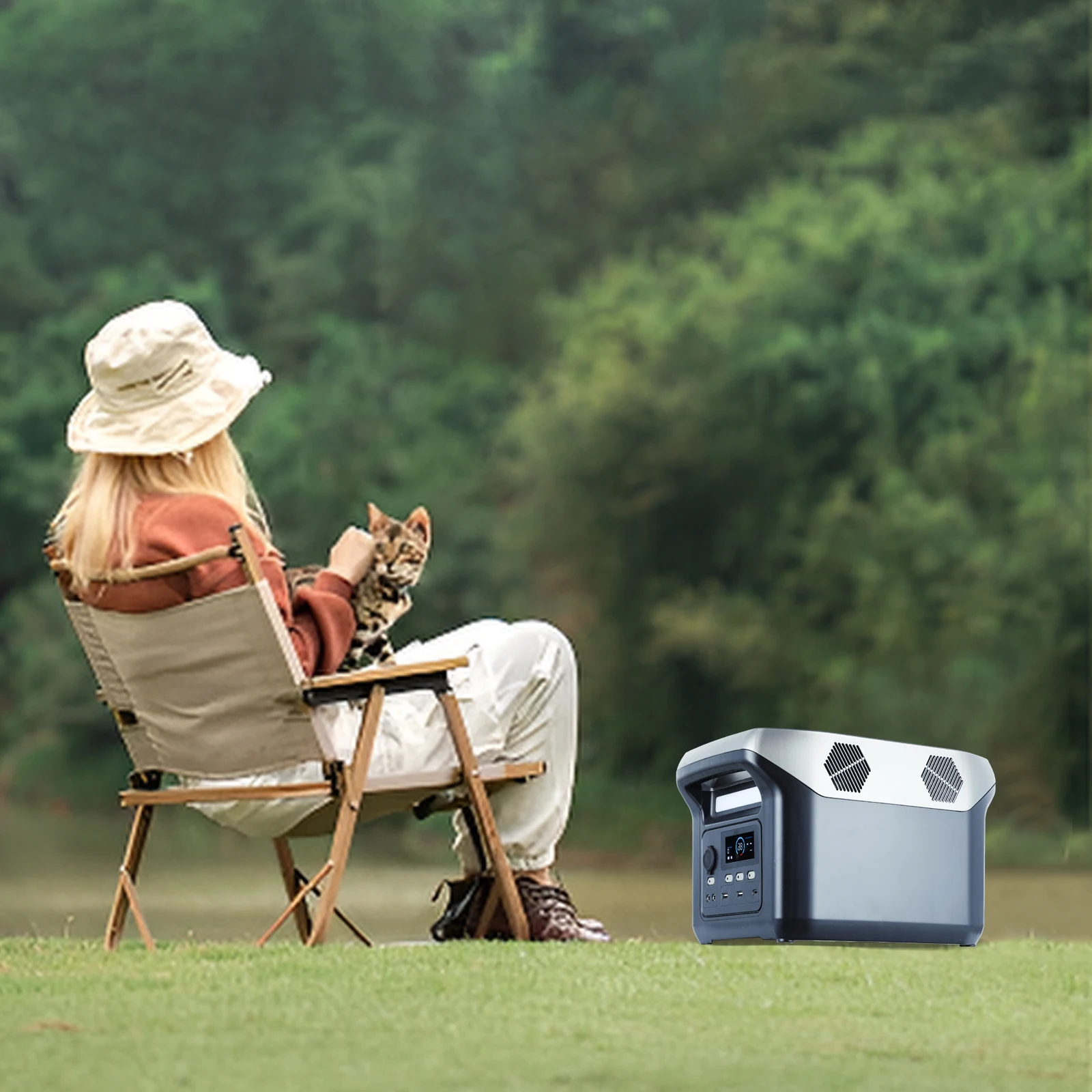 Customized 1200w/1344wh Portable Power Station Lifepo4 Battery Mppt ...