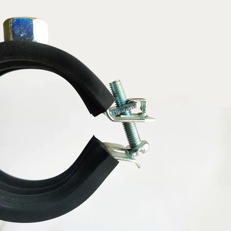 50-55mm Light Duty Pipe Clamps Oem Customized One-piece Hinged Pipe ...