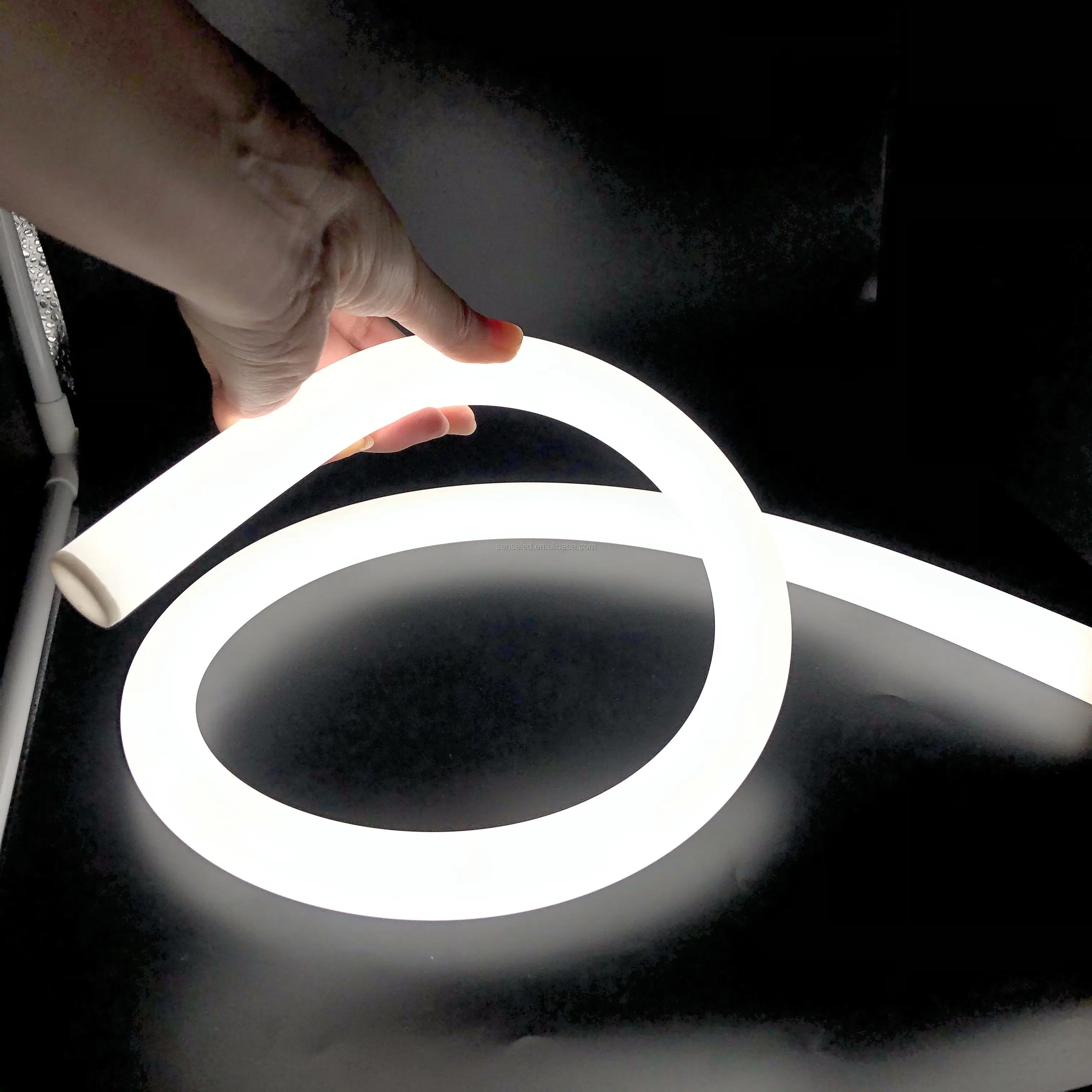 Senseled 360 Degrees Round Silicone Neon Flexible Magic Strip Light ...