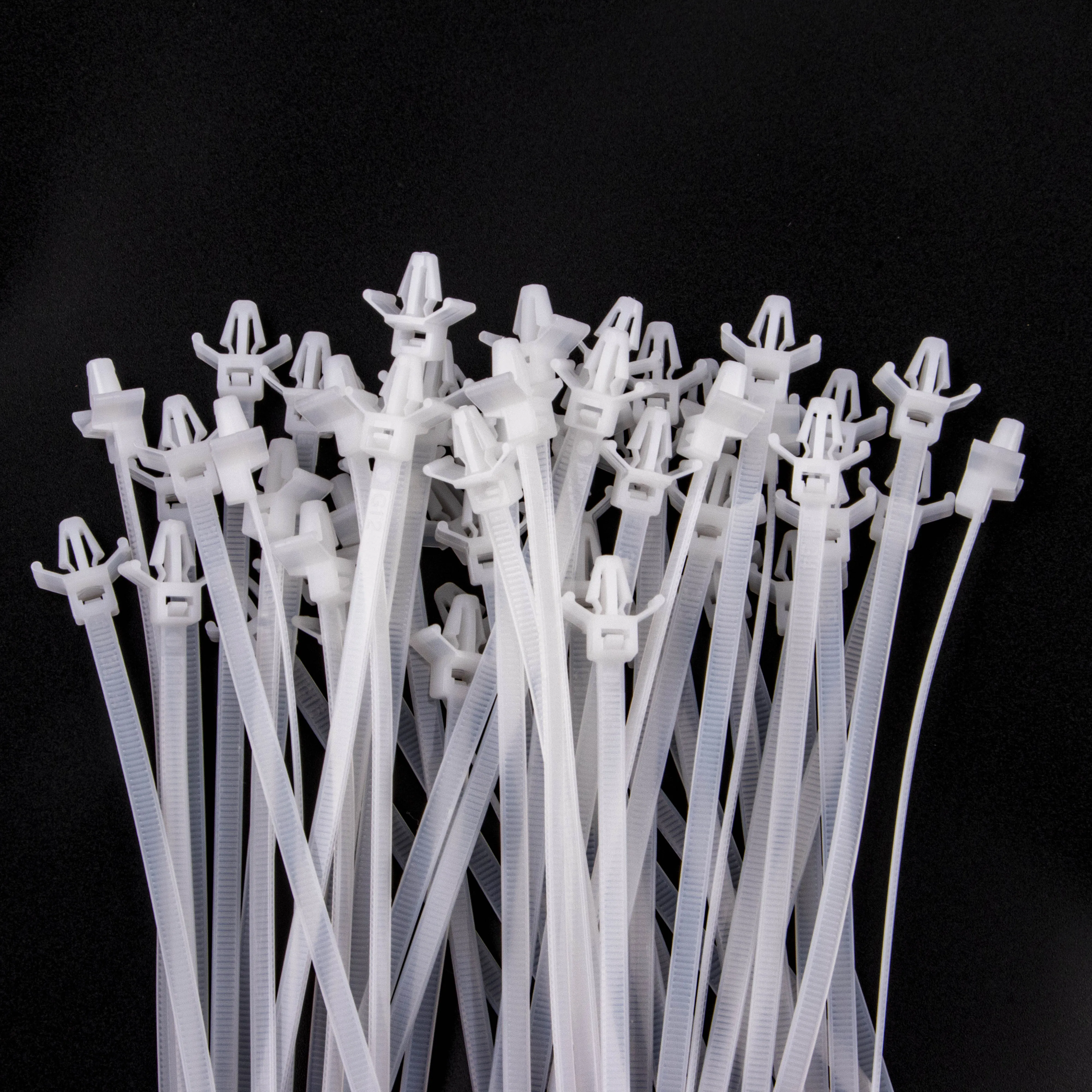 AUTOMOTIVE CABLE TIE ARROW PUSH MOUNTABLE TIES 2.5X110 3.2X130 3.6X140 ...