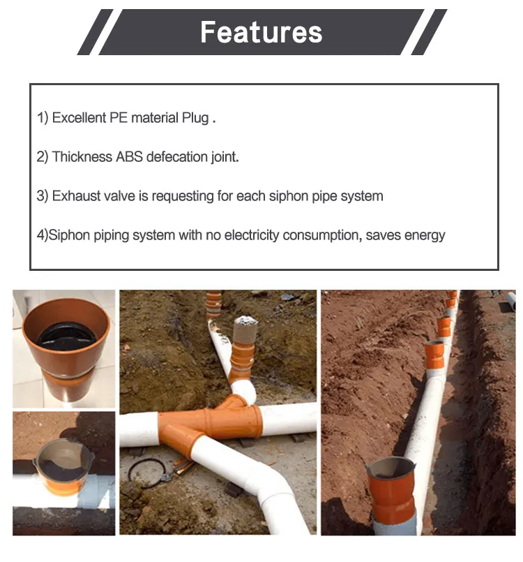 Pig Farm Equipment Manure Remove System Liquid Manure Plug Tank Siphon ...