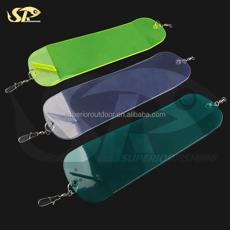 SUPERIORFISHING Fishing Flasher 8inch 11inch Diving Dodgers Dodger ...