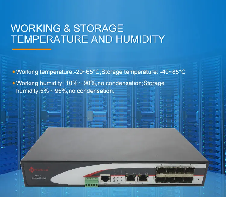 Factory Gigabit Network Switch 10 Ports L2 Managed Switch 2 GE Copper 8 GE SFP Ethernet RJ45 ...