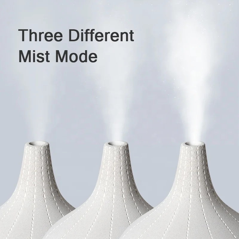 Ellestfun Cement Aroma Diffuser - Warm Light Timer Stone