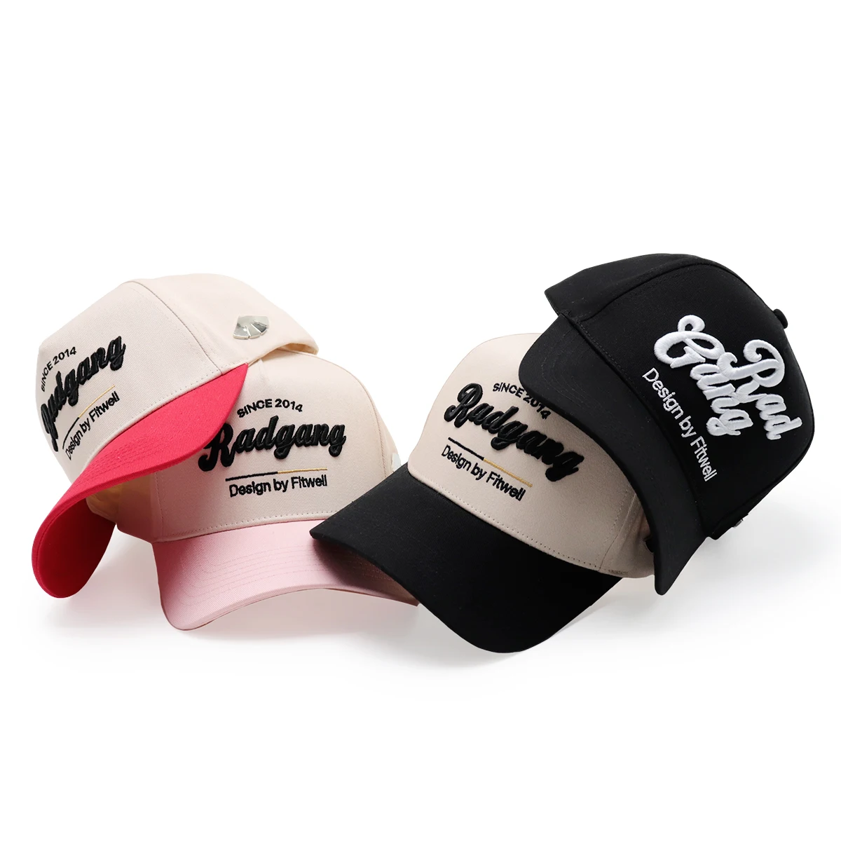 Custom Puff Embroidery Logo Caps - 3D Raised Hats