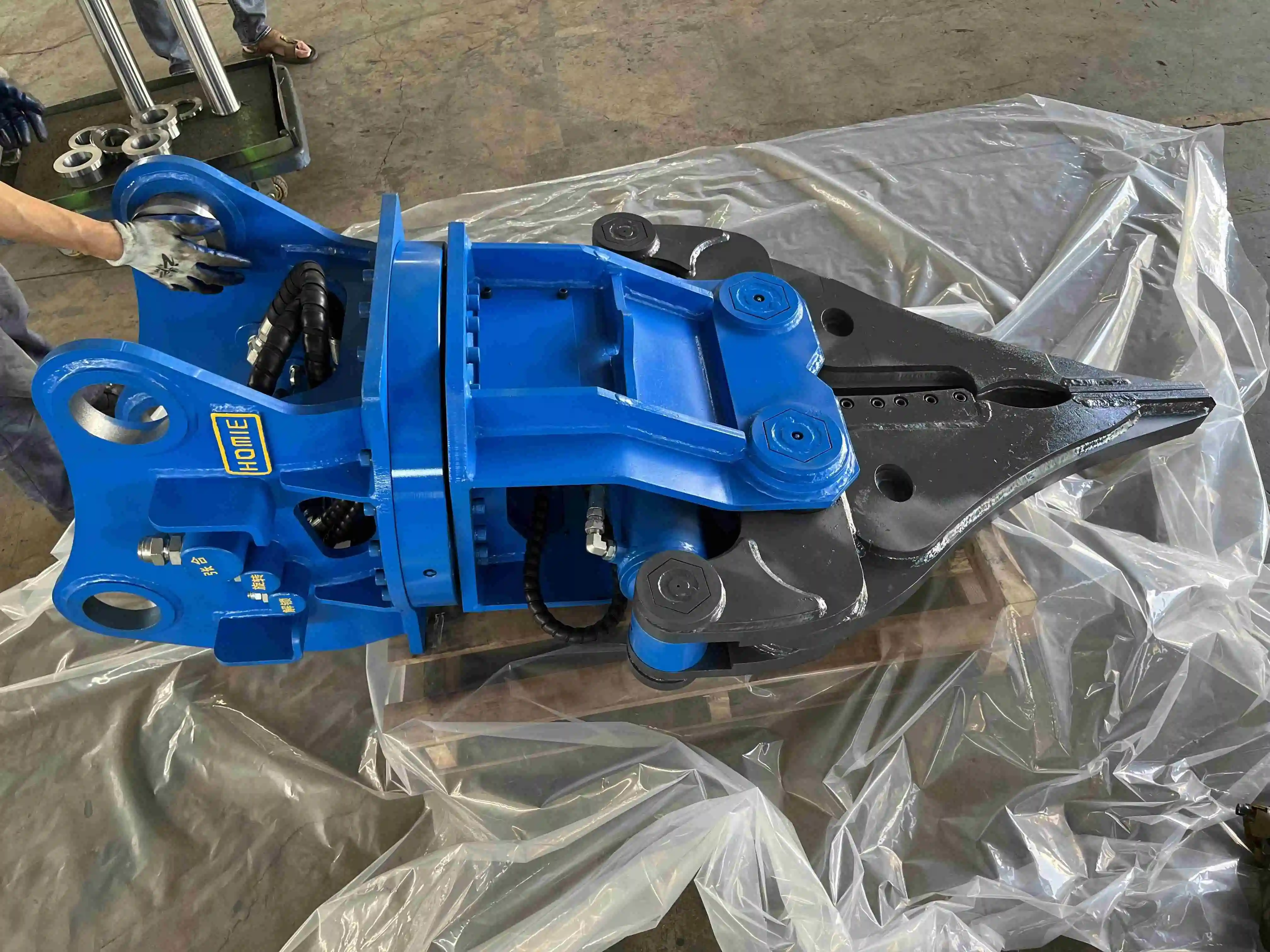 15t Excavator Car Dismantling Shear Old Auto Demolition System Scrap ...