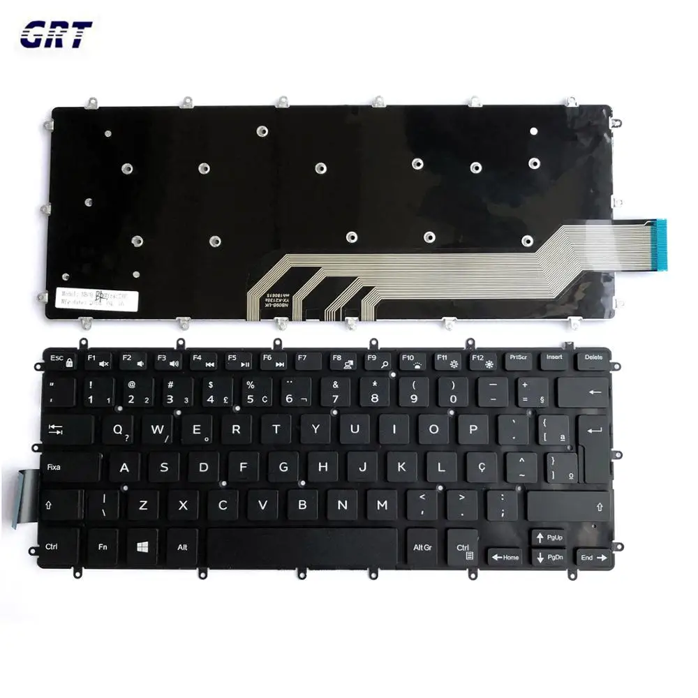 sunrex laptop keyboard For DELL Inspiron Gaming 14 7466 BLACK 0H4XRJ BR ...