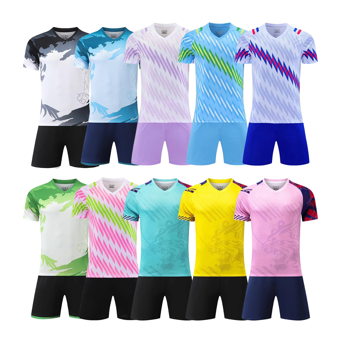 Customized Football Team Wear Sublimation Soccer Jersey Uniform Club ...