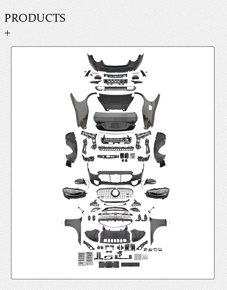 GBT Body Kit for Mercedes W221 - Upgrade to W223 Style