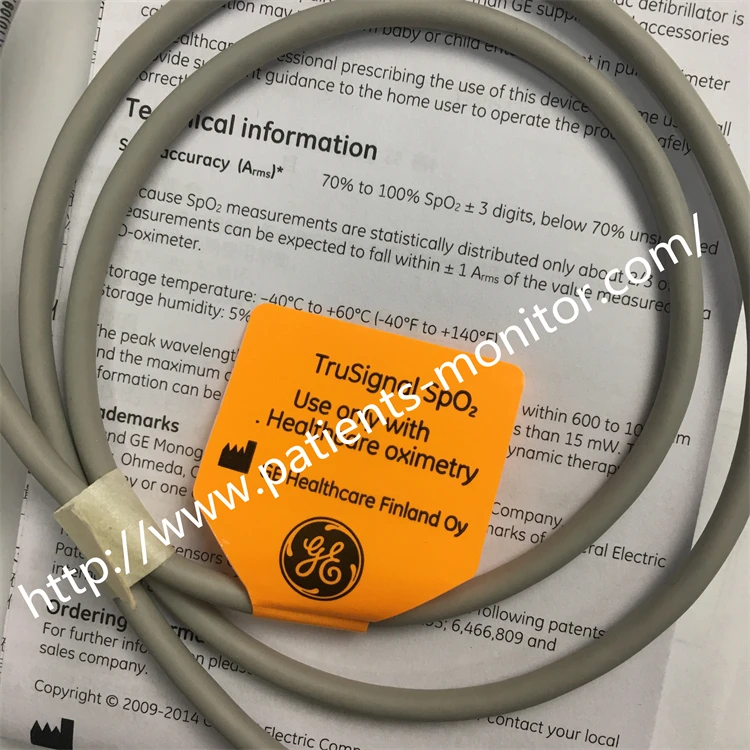 Datex-ohmeda Trusignal Spo2 Ear Sensor Reusable 9pin 1m Ts-e-d - Buy ...