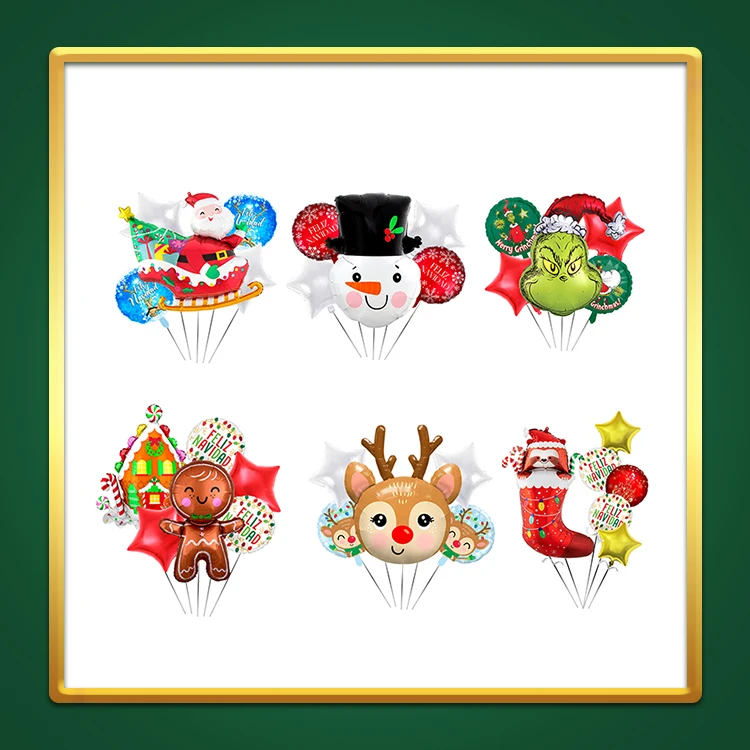 MTF 18" Round Christmas Foil Balloons for Decor