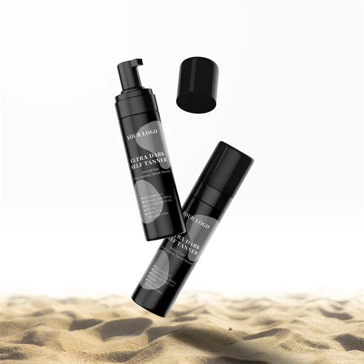 Organic Sunless Foam Custom Logo Body Bronze Ultra Violet Dark Fake Tan ...