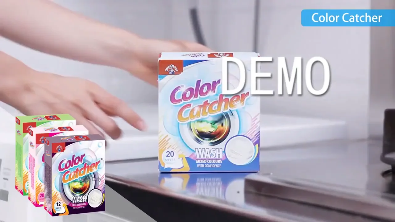 Colour Catcher Hygienic Cleanliness Laundry Sheets Clothes Stain ...