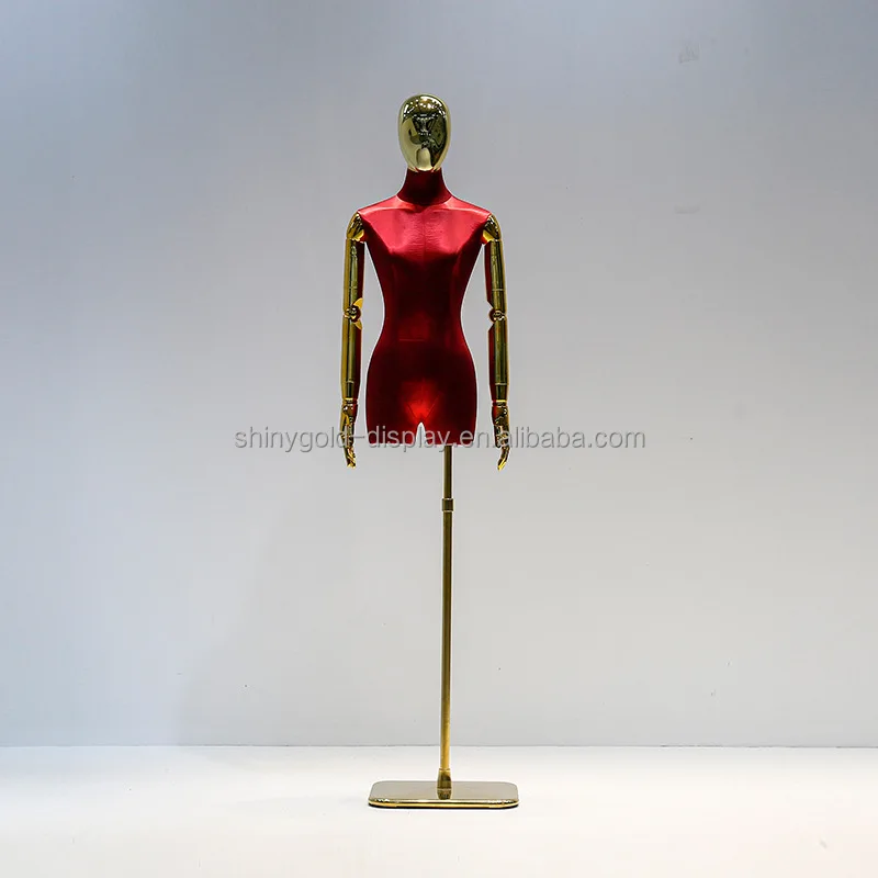 Wholesale Window Display Luxury Dress Form Women Half Body Mannequin ...
