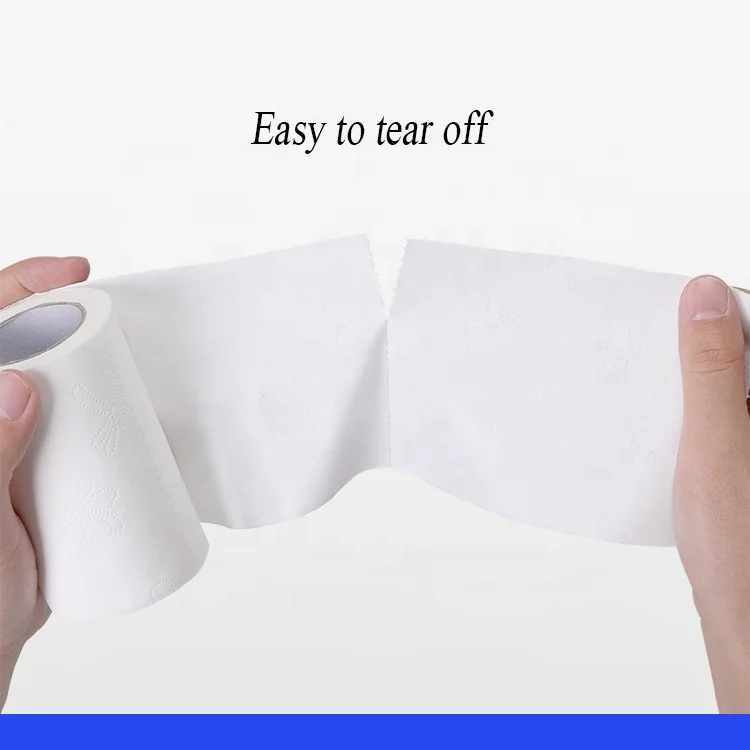 Flushable Individual Paper Wrapper Hygienic Bathroom Toilet Tissue Roll ...