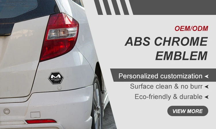 Cool Custom Car Emblems - Electroplate Chrome ABS Badges