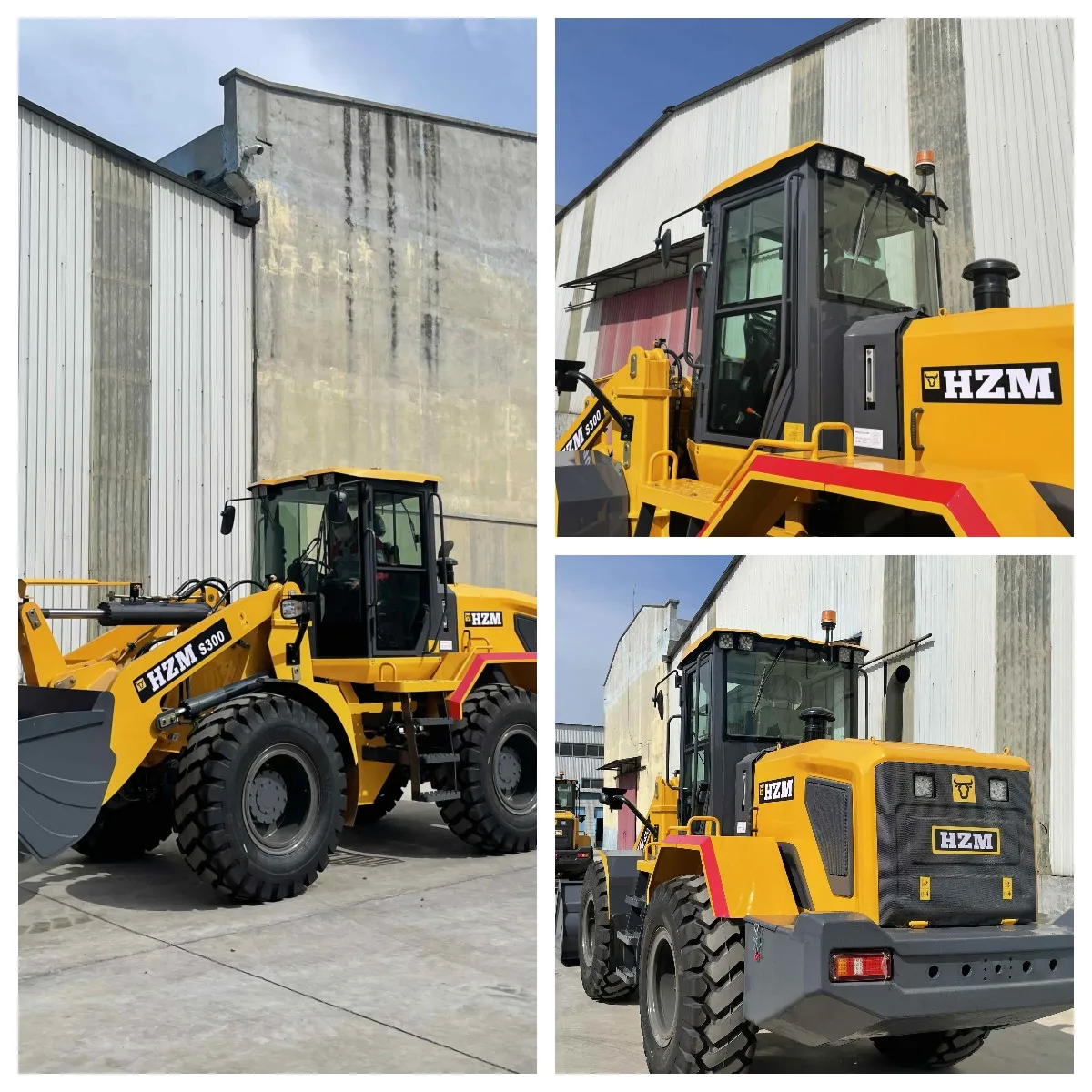 3ton Lift Capacity Heavy Duty Construction 933 Wheel Loader Front End ...