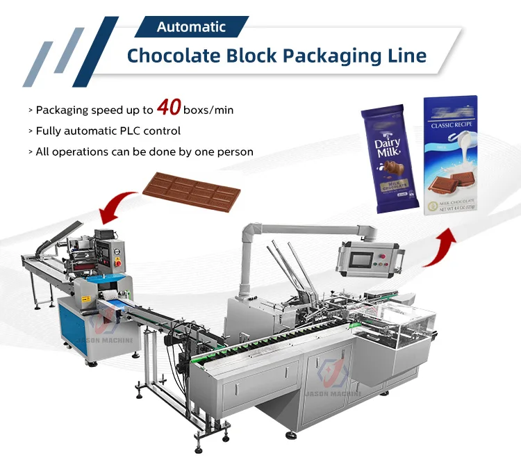 Automatic Horizontal Sachet Chocolate bar Packaging Machine Chocolate ...