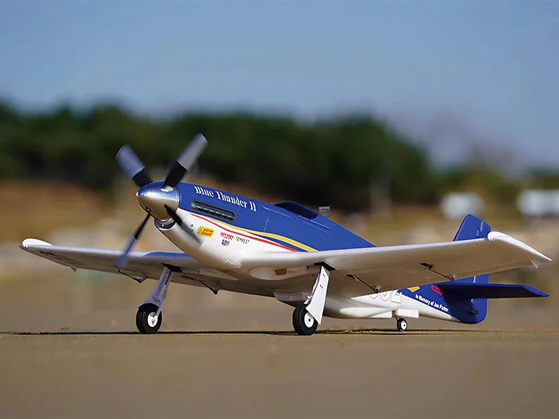 FMS P-51 Mustang V2 Voodoo 1100mm PNP RC Airplane - Expert Level