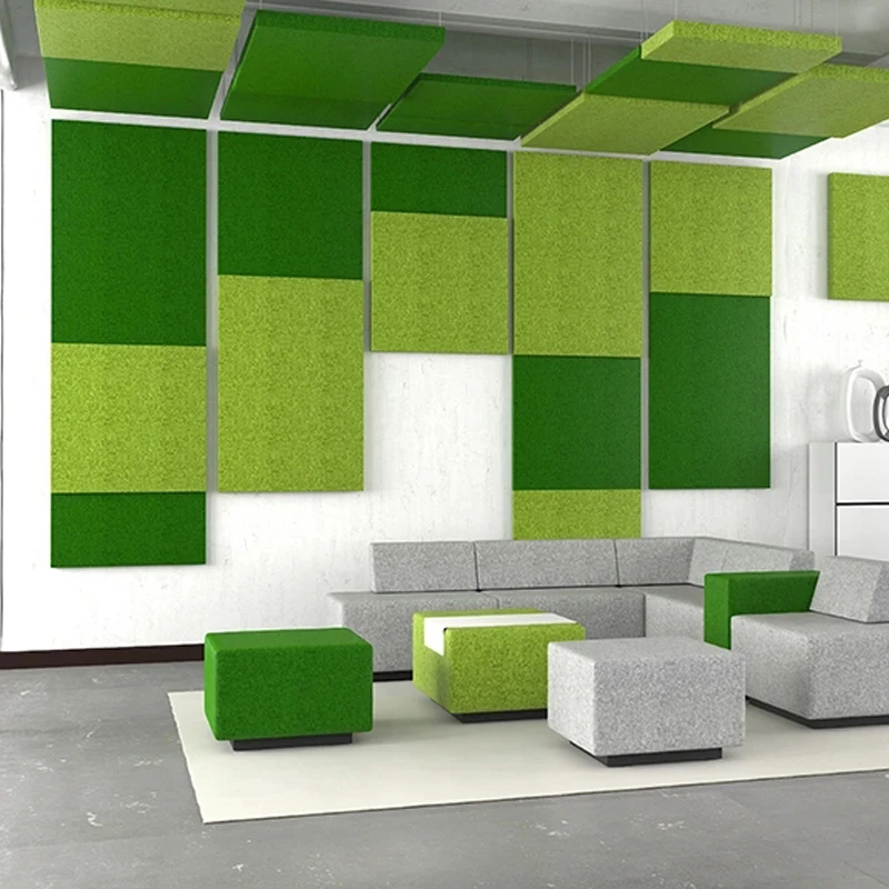 High Density Sound Proof Wall Panel Acoustic Polyester PET Acoustic ...