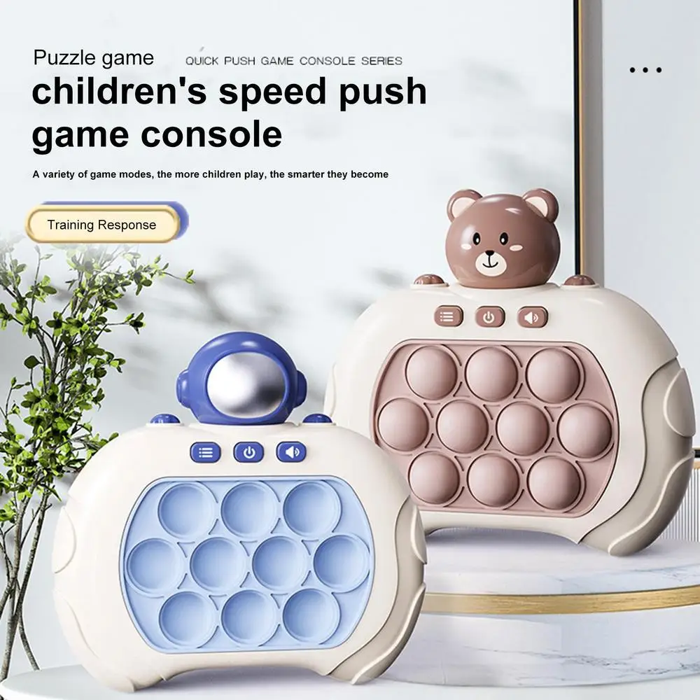 Sanrioed Anime Cinnamoroll Kuromi Quick Push Game Console Stress Toy