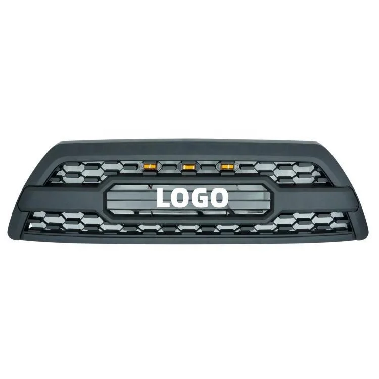 4x4 Accessories Abs Front Grille With Led And Logo For 4runner 2006 ...