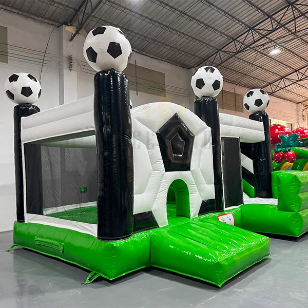 Commercial Grade PVC Outdoor Football Jumping Inflatable Bouncer Castle ...