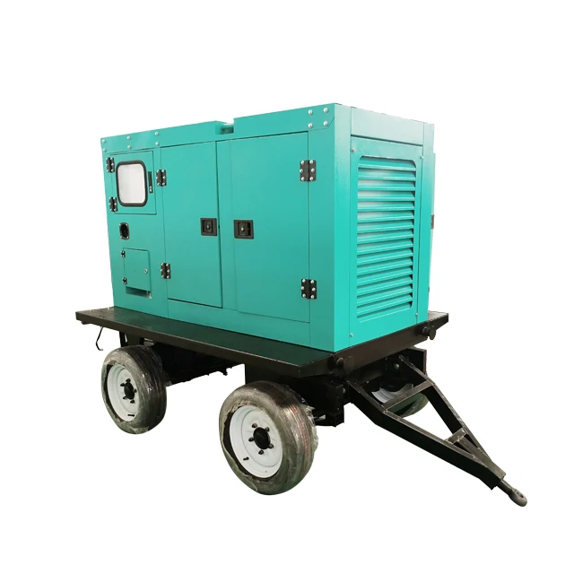 30KW 37.5kva 54A Portable Generators for Home Mobile Generator Trailer ...