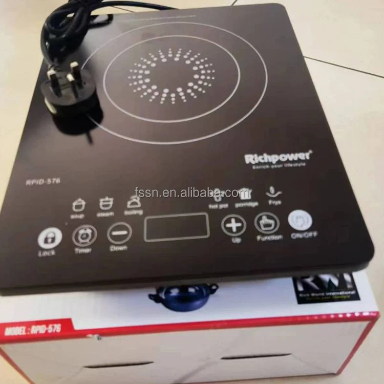 1500W Induction Cooker with Digital Touch Control & Soup Pot
