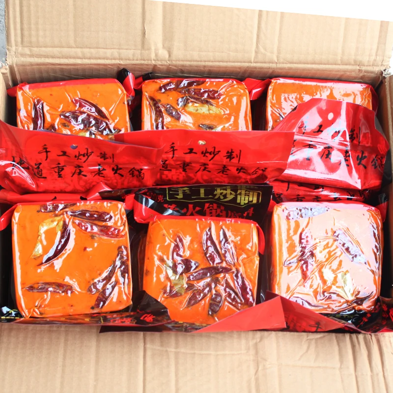 500g Old Hot Pot Base Butter Sichuan String Spicy Hot Pot Base Wholesale Buy Hot Potchinese