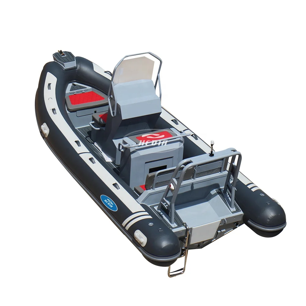 17ft Aluminum Rescue Boat With Outboard Motor Inflatable Rib Boat 520 ...