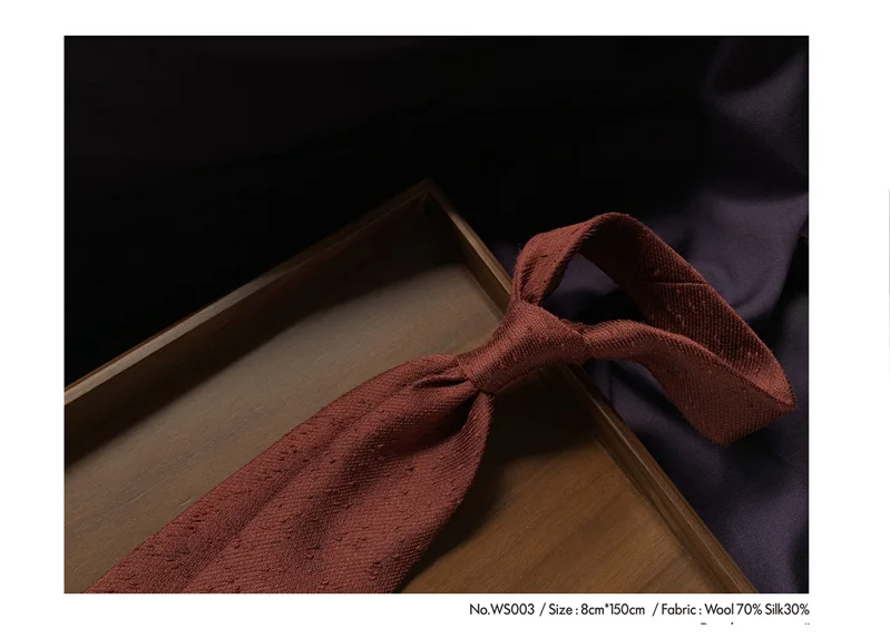 Special Texture Handmade Italian Neapolitan Classic Silk Wool Arrow Tie ...