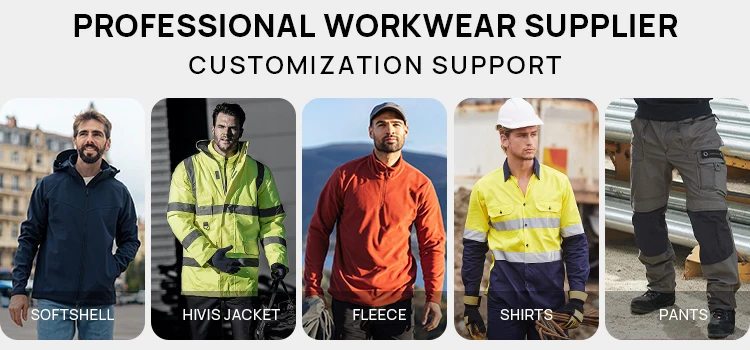Outdoor Construction Clothing Workwear Safety Uniforms Hi Vis Workwear ...