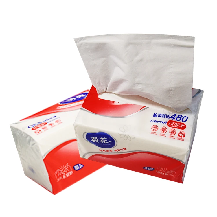 Durable 3-Ply Box Tissue Super Soft Virgin Wood Pulp Facial Tissues for ...