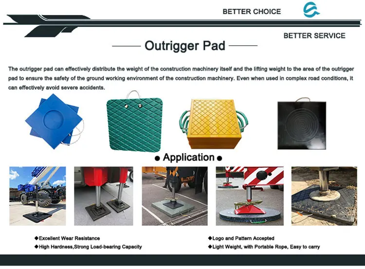 UHMWPE Outrigger Jack Pads - Durable and Reliable Support