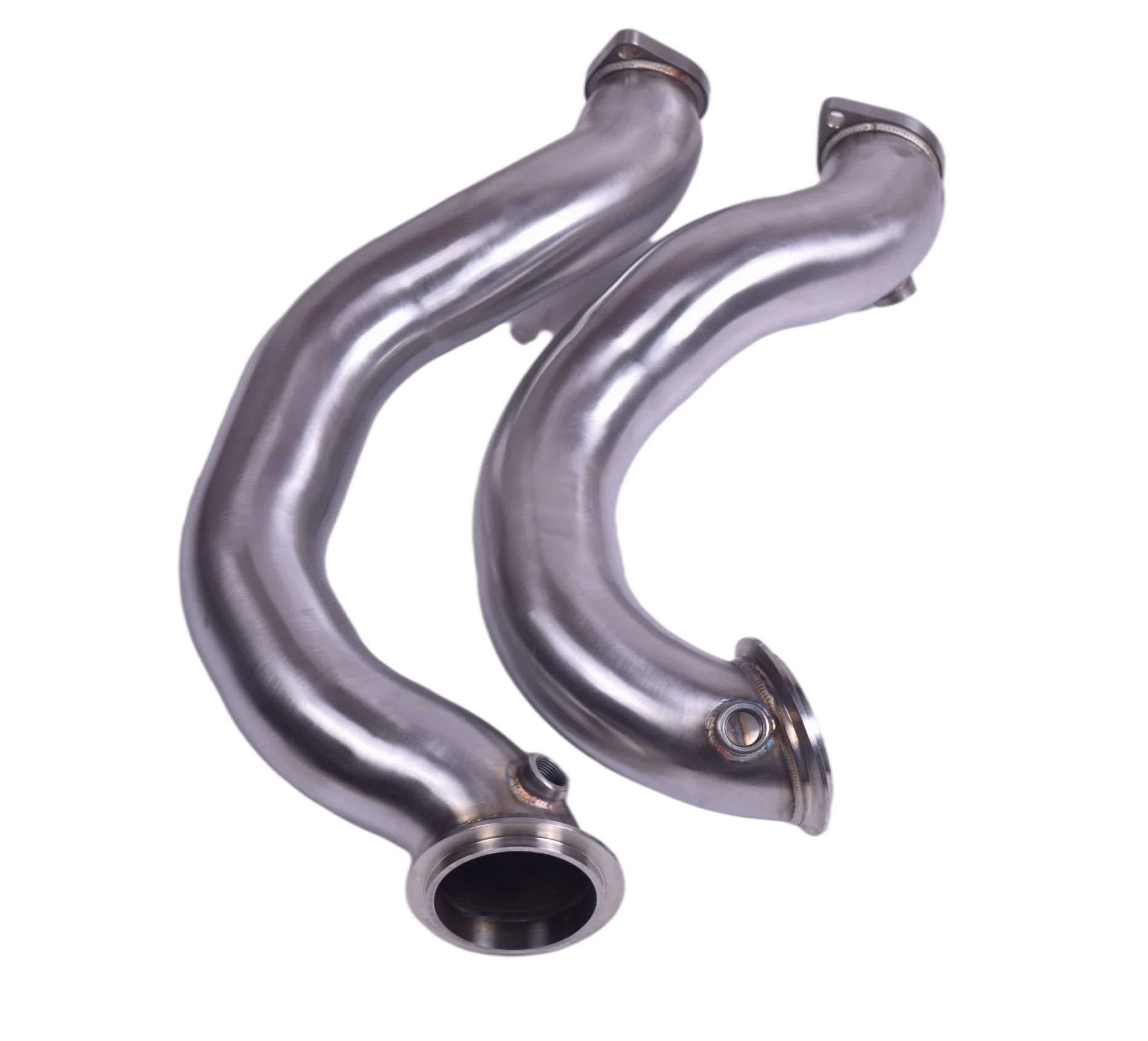 Stainless Steel Car Exhaust Downpipe For Bmw N54 3.0l 135i 335i E82 E90 ...