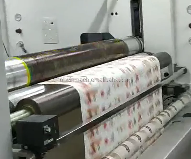 Flexo Label Printing Machine 6 Colors Flexo Printing Machine Narrow Web ...
