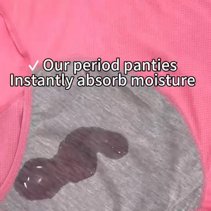 Wholesale Xs-4xl Plus Size Period Underwear Air-mesh Fabric High Waist ...