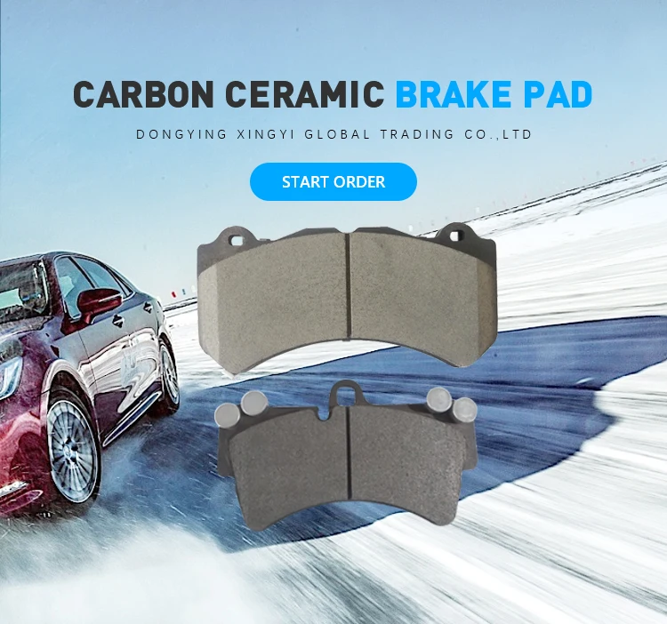 Hsingyik D2452 Rear Brake Pad for Lamborghini Urus Audi Q8