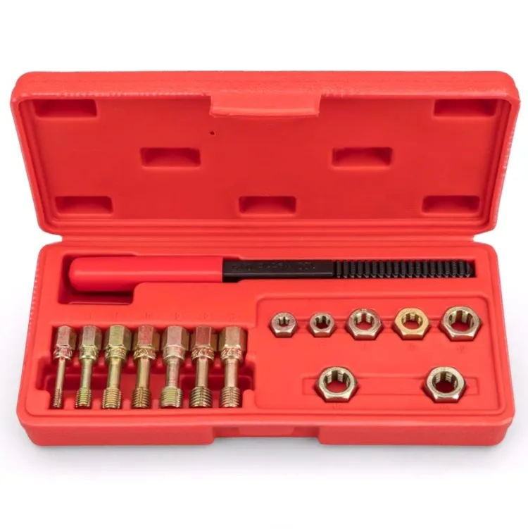15Pcs Universal Metric Thread Re-threading Restorer Tool Kit Set ...