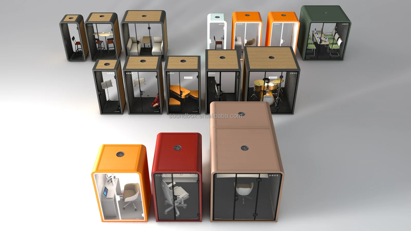 Soundbox Indoor Office Pods - Privacy and Acoustic Solutions